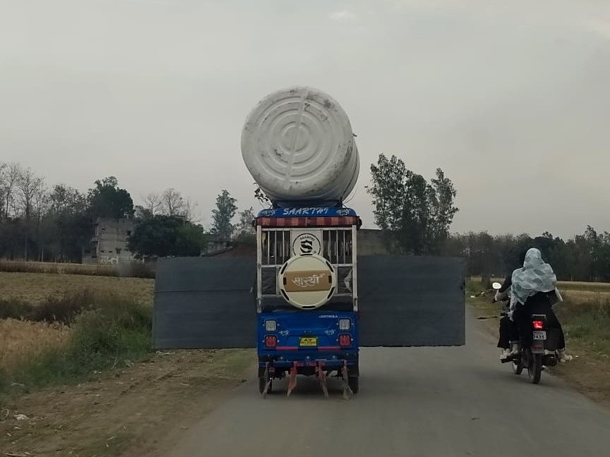 Traffic system deteriorated in Sadullah Nagar