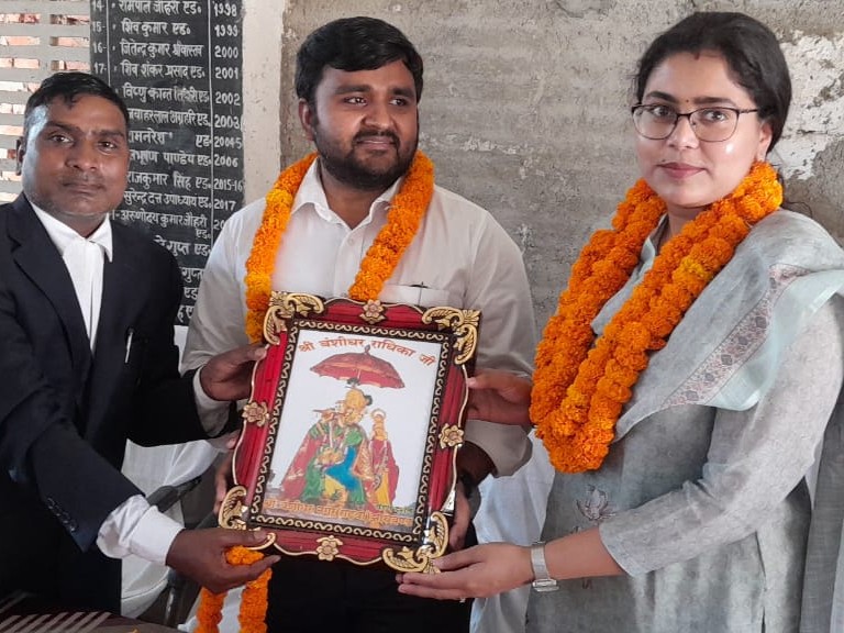Appointment of first woman civil judge in Duddhi