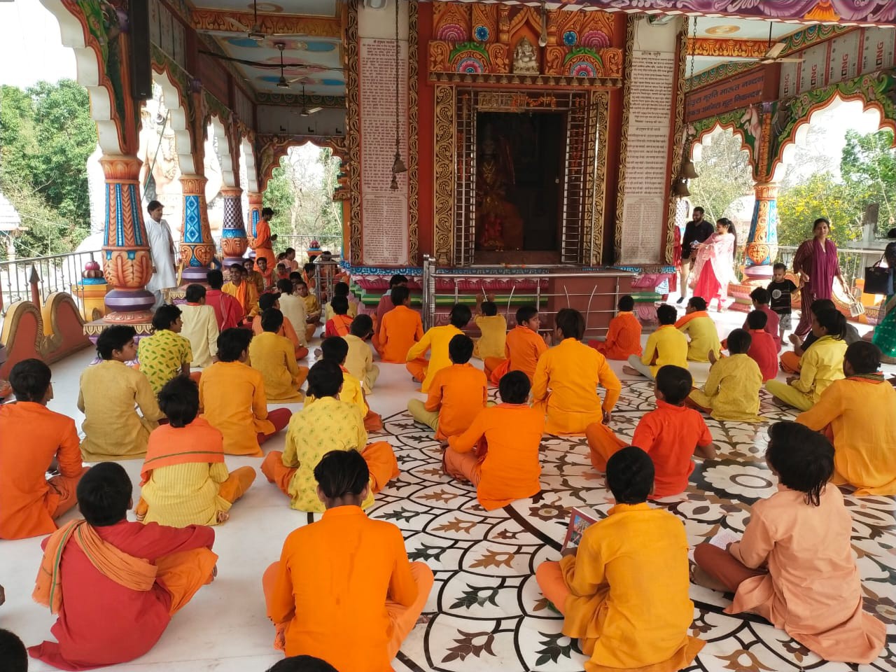 Fourth anniversary celebration at Paramhans Ashram in Tikarmafi
