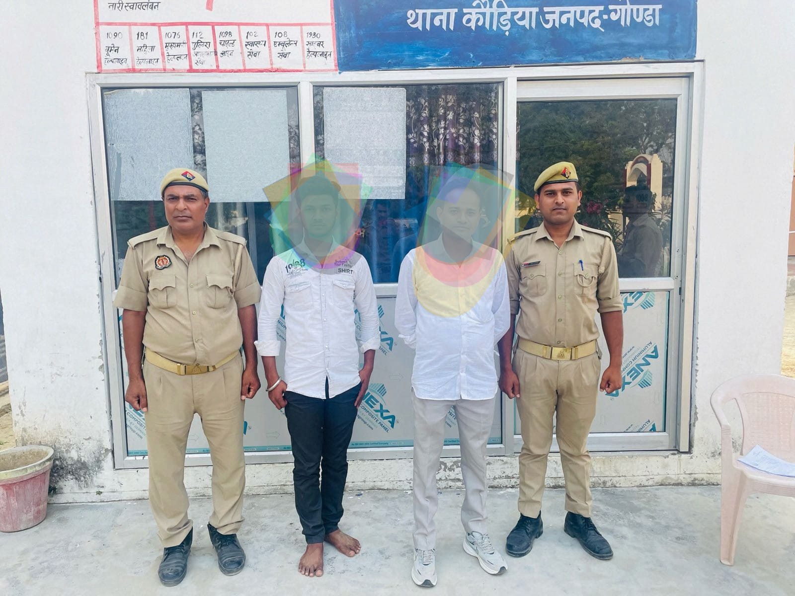 Action taken on the fear of breach of peace in Kaudiya | कौड़िया में ...