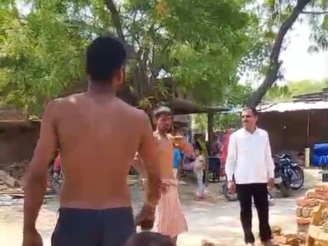 Villagers are in panic due to threat from village head's husband