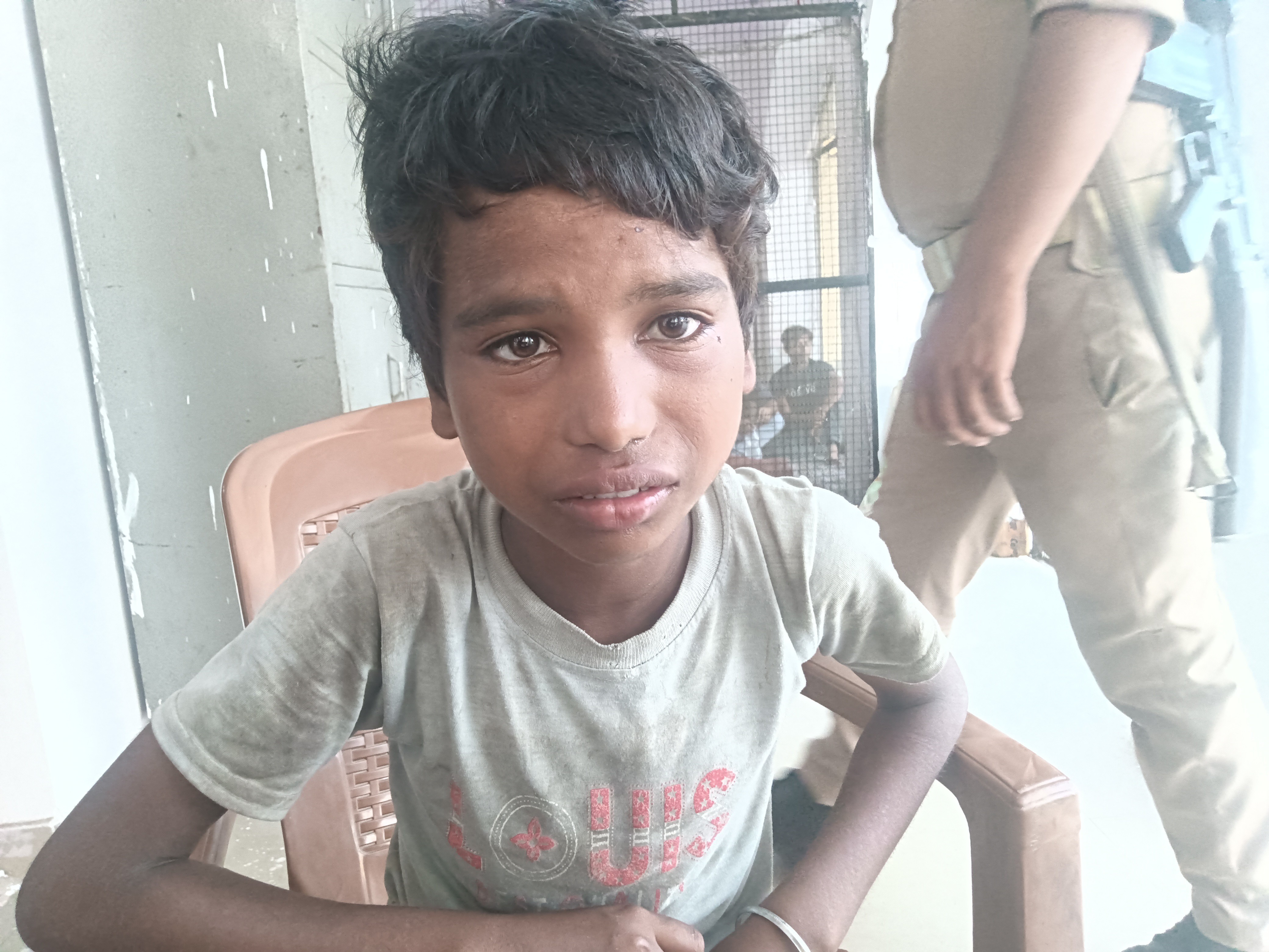8 year old child found in Saidapur