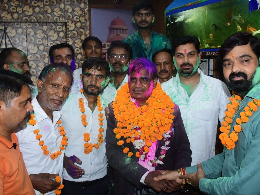 Narendra Kumar Verma became president and Ramraj Yadav became general ...