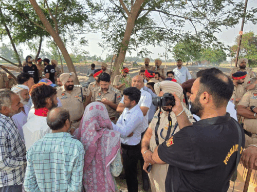 Fazilka, Abohar Seed Farm, Bharat Mala Project Resumes | Police Presence | अबोहर में भारत माला ...