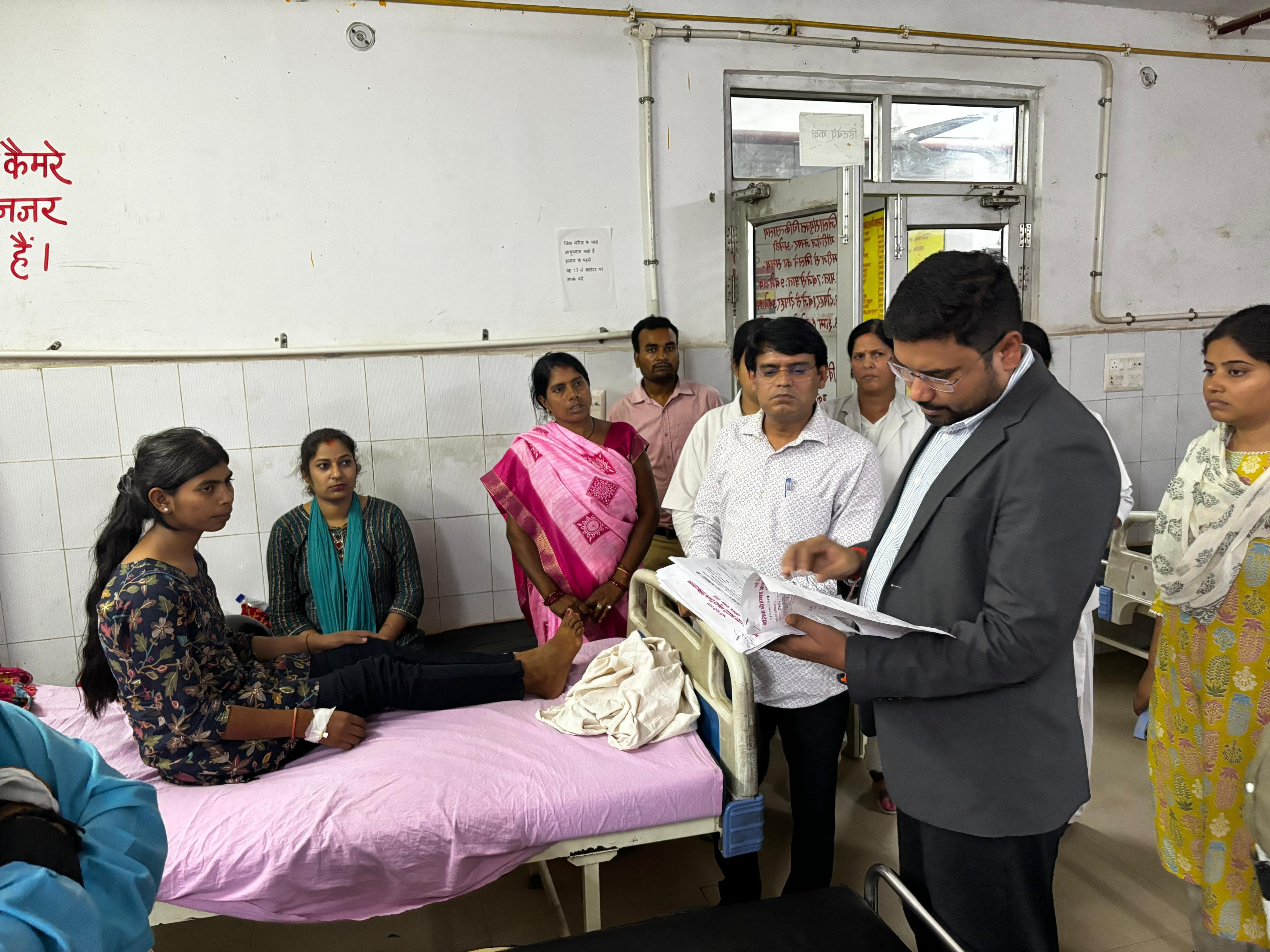 Surprise inspection of hospitals at night