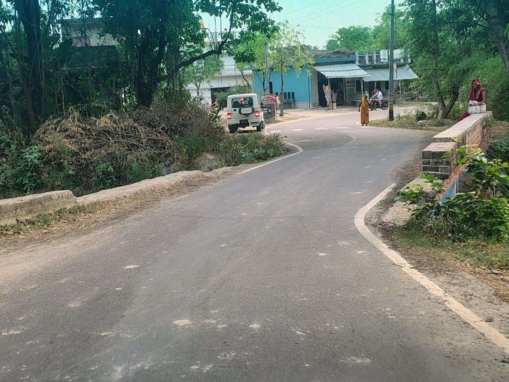 Traffic is risky due to dilapidated culvert in Gauriganj