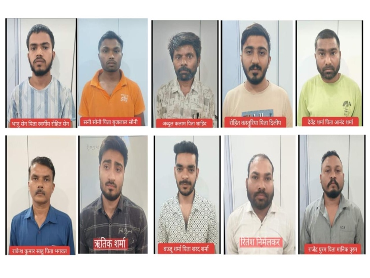 10 arrested in Operation Cyber Shield in Raipur | रायपुर में ऑपरेशन ...