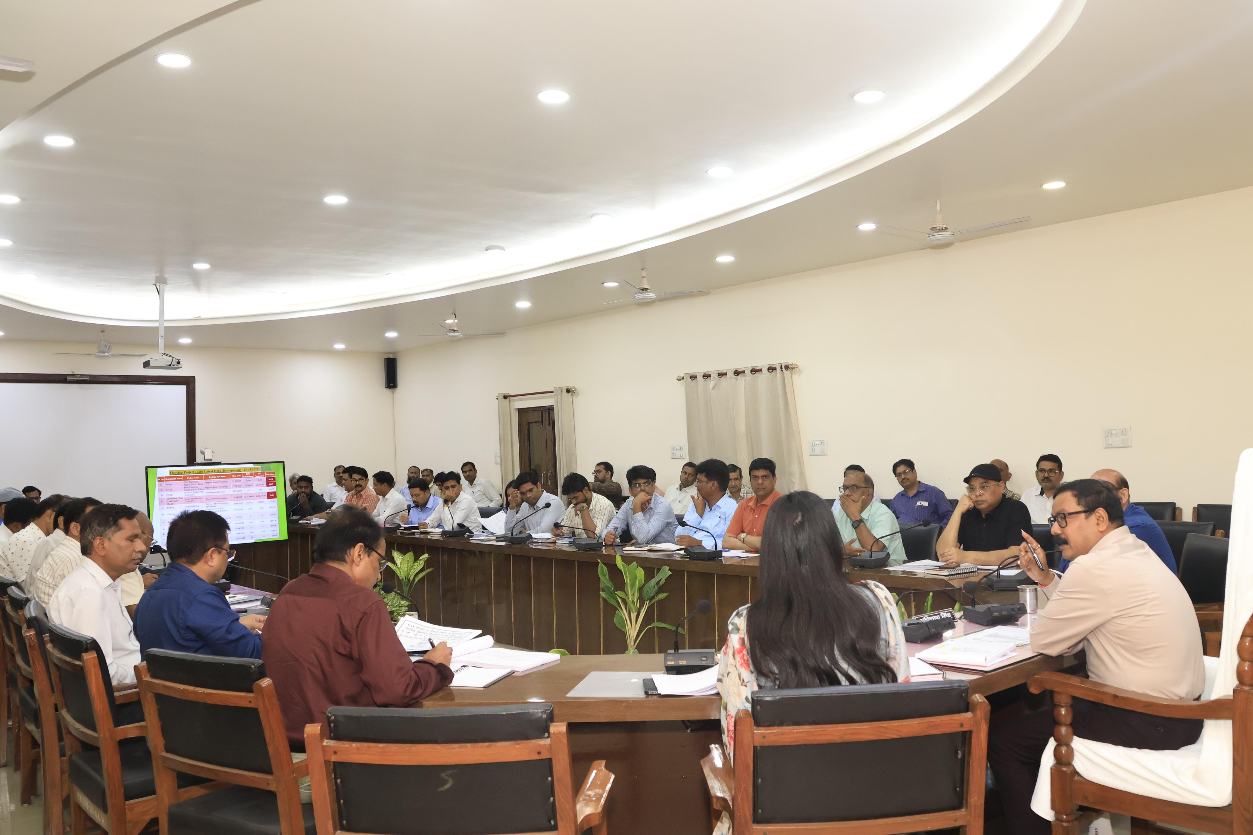 DM reprimanded in the review meeting of CM dashboard | सीएम डैशबोर्ड की ...