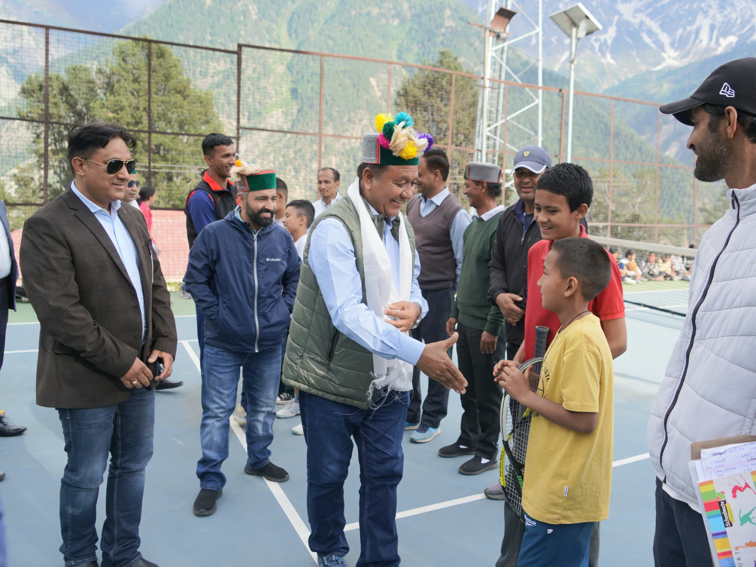 Kinnaur, Lawn Tennis, Coaching Camp, Revenue Jagat Negi Visit ...