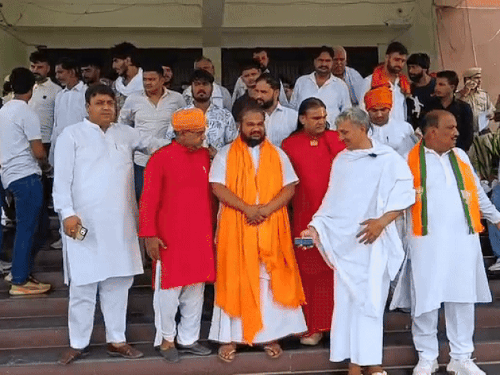 Nuh Mewat Bakrid Cow slaughter stopped demand Hindu organization MLA ...