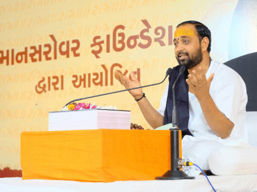 ayodhya. The joy of Ram Darbar reputation overflowed in Rameshwar Bapu ...