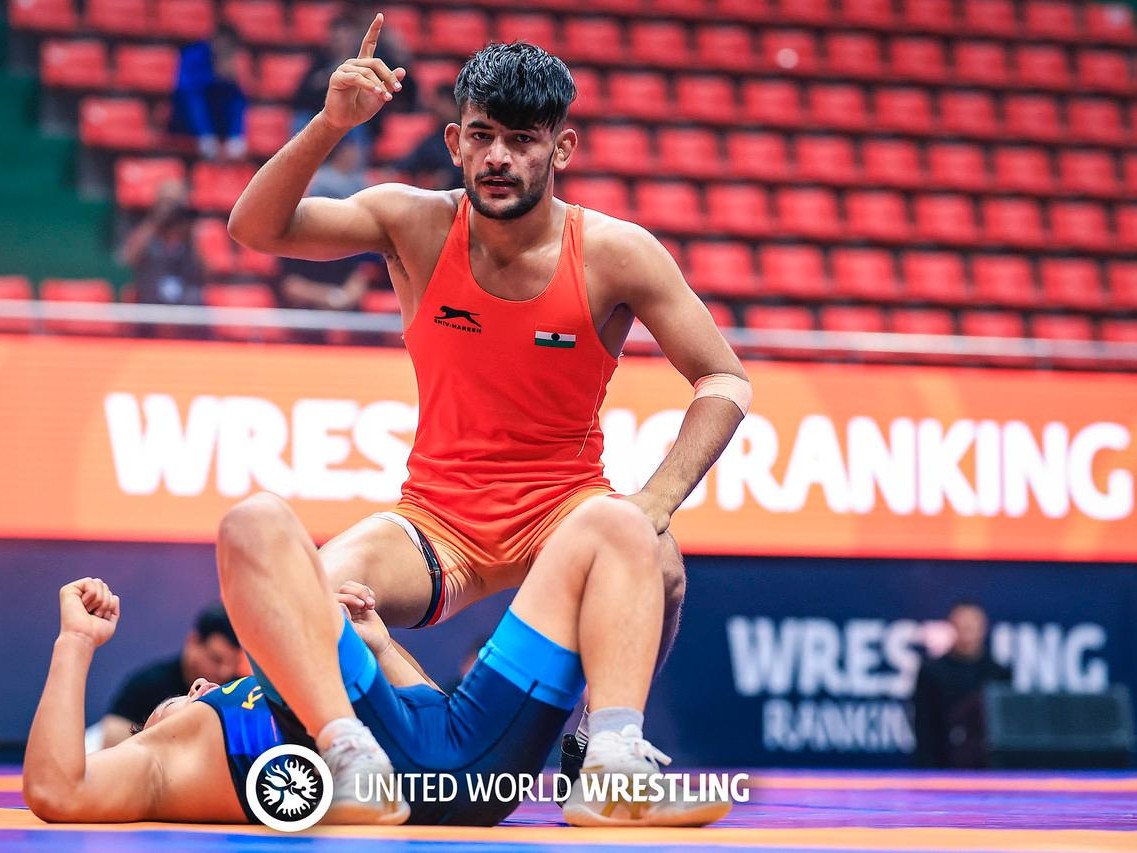 Hisar-wrestler-anil-more-wins-gold-ulaanbaatar-open-2025-update | हिसार ...