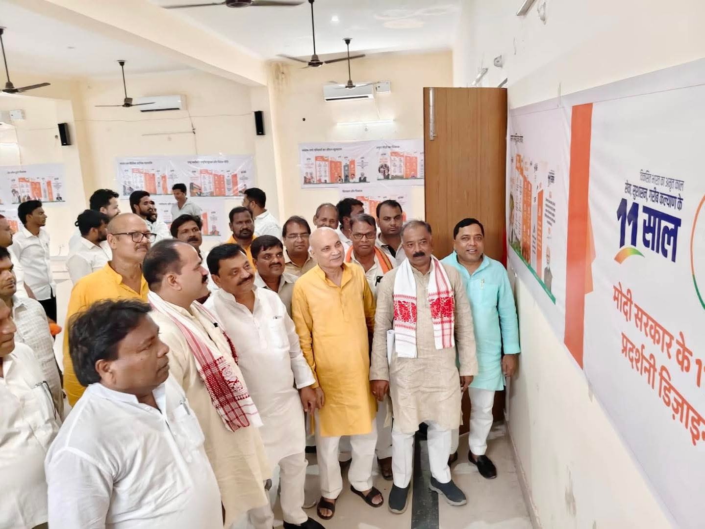 11 years of development of Modi government was shown in the exhibition ...