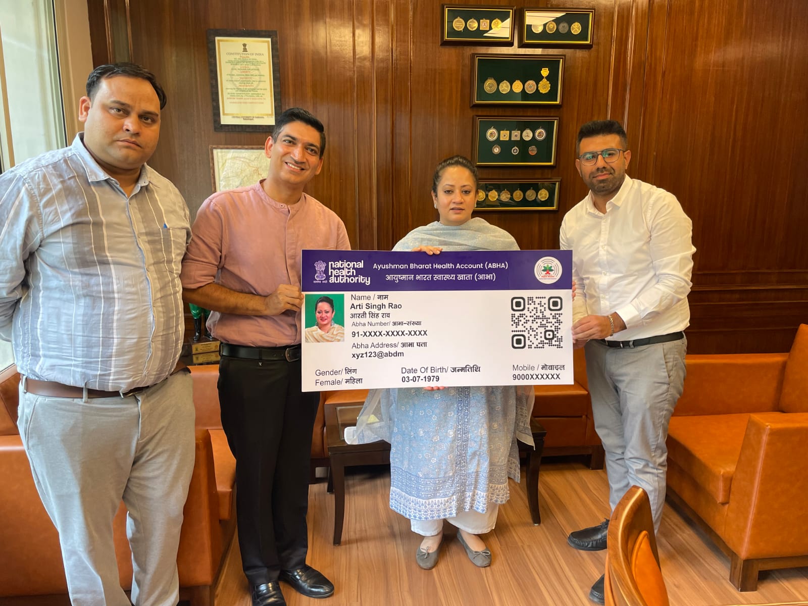 Haryana Health Minister Aarti Rao joins PM Narendra Modi's ABHA mission ...