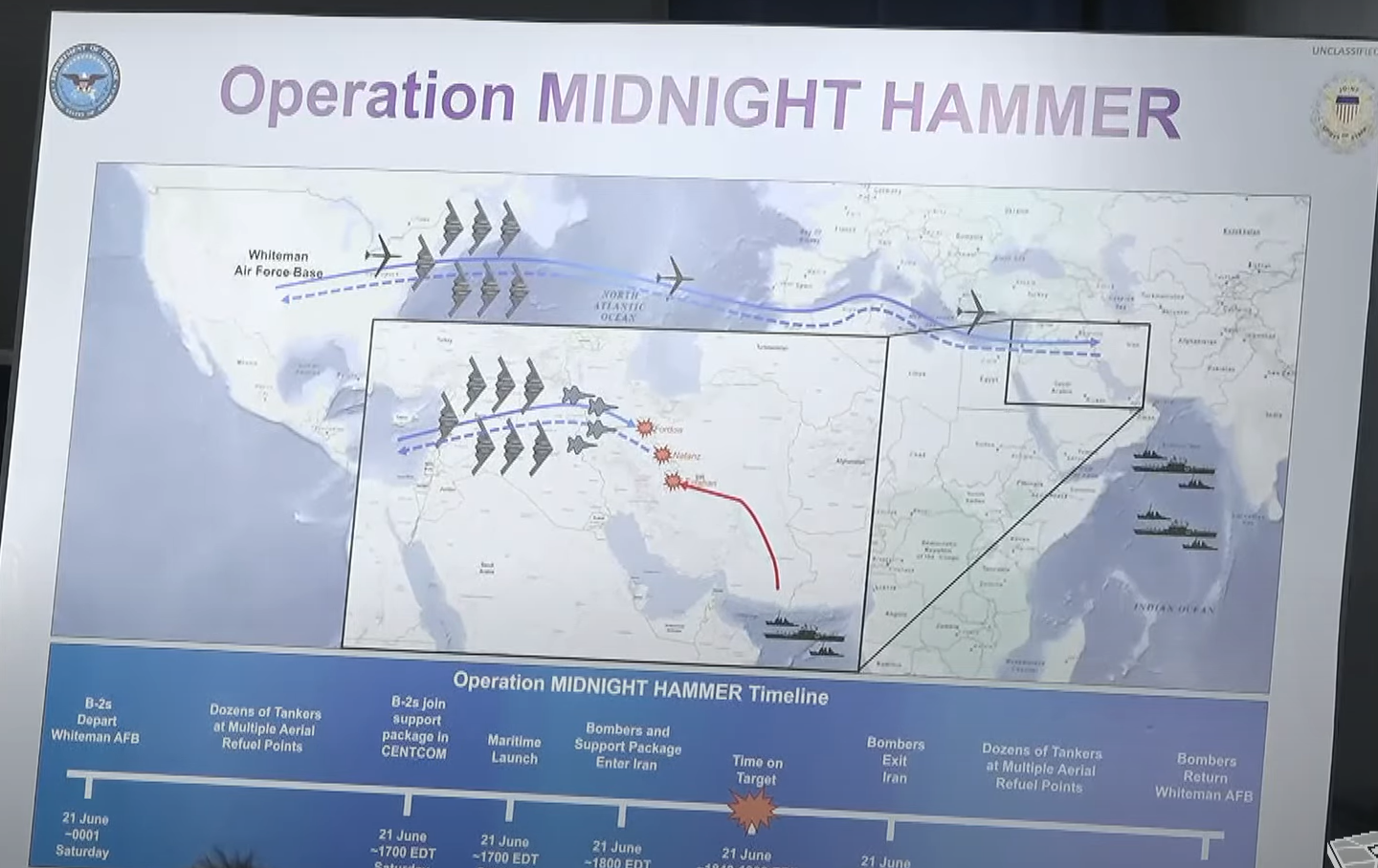 US Bombs Iran Nuclear Sites; Operation Midnight Hammer Launched | ઈરાન ...
