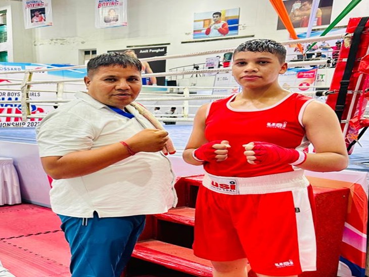 Charkhi Dadri boxer Anshika Rohtak national competition excellent ...