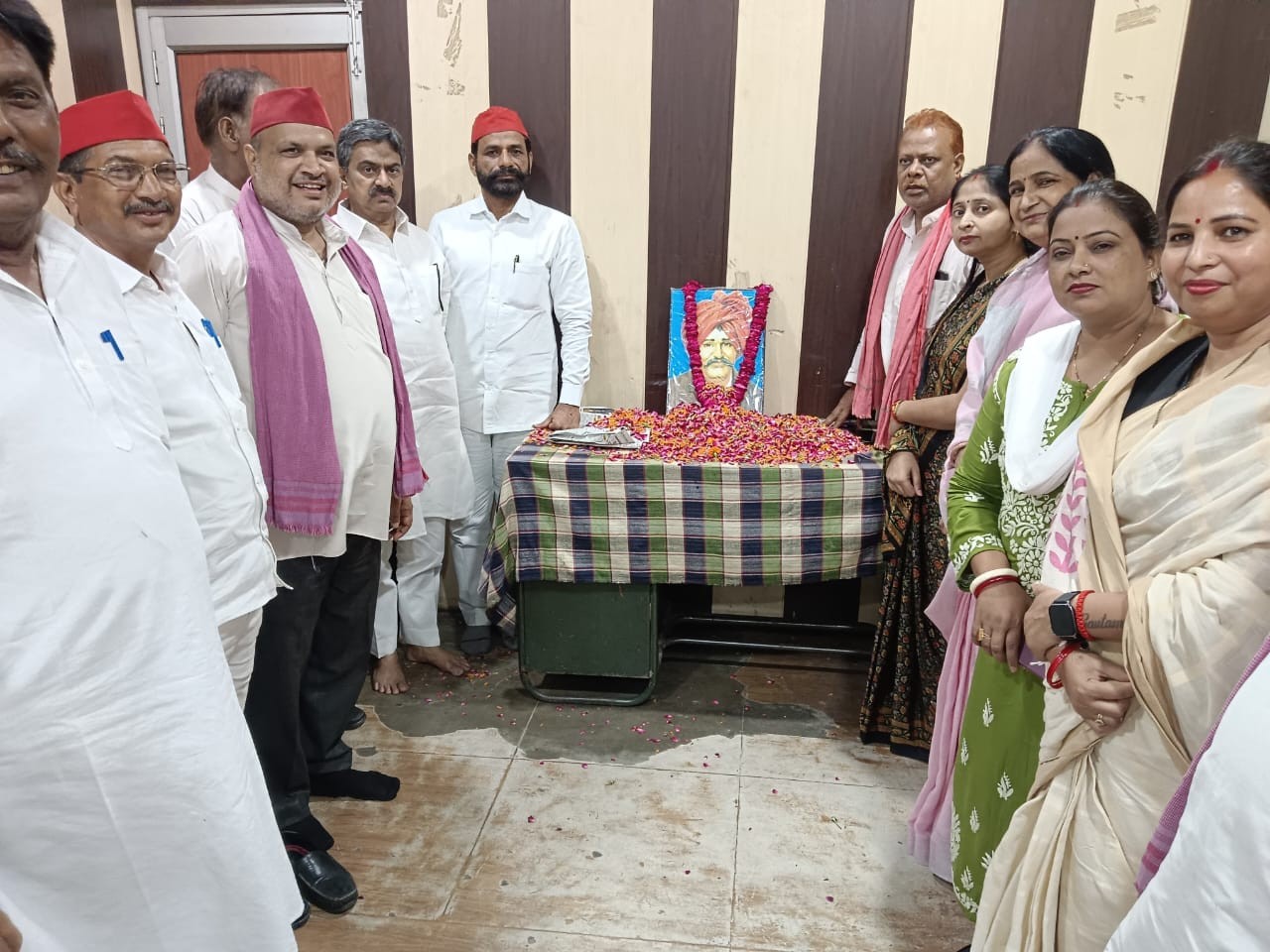 Program in SP office on the birth anniversary of Chhatrapati Shahuji ...