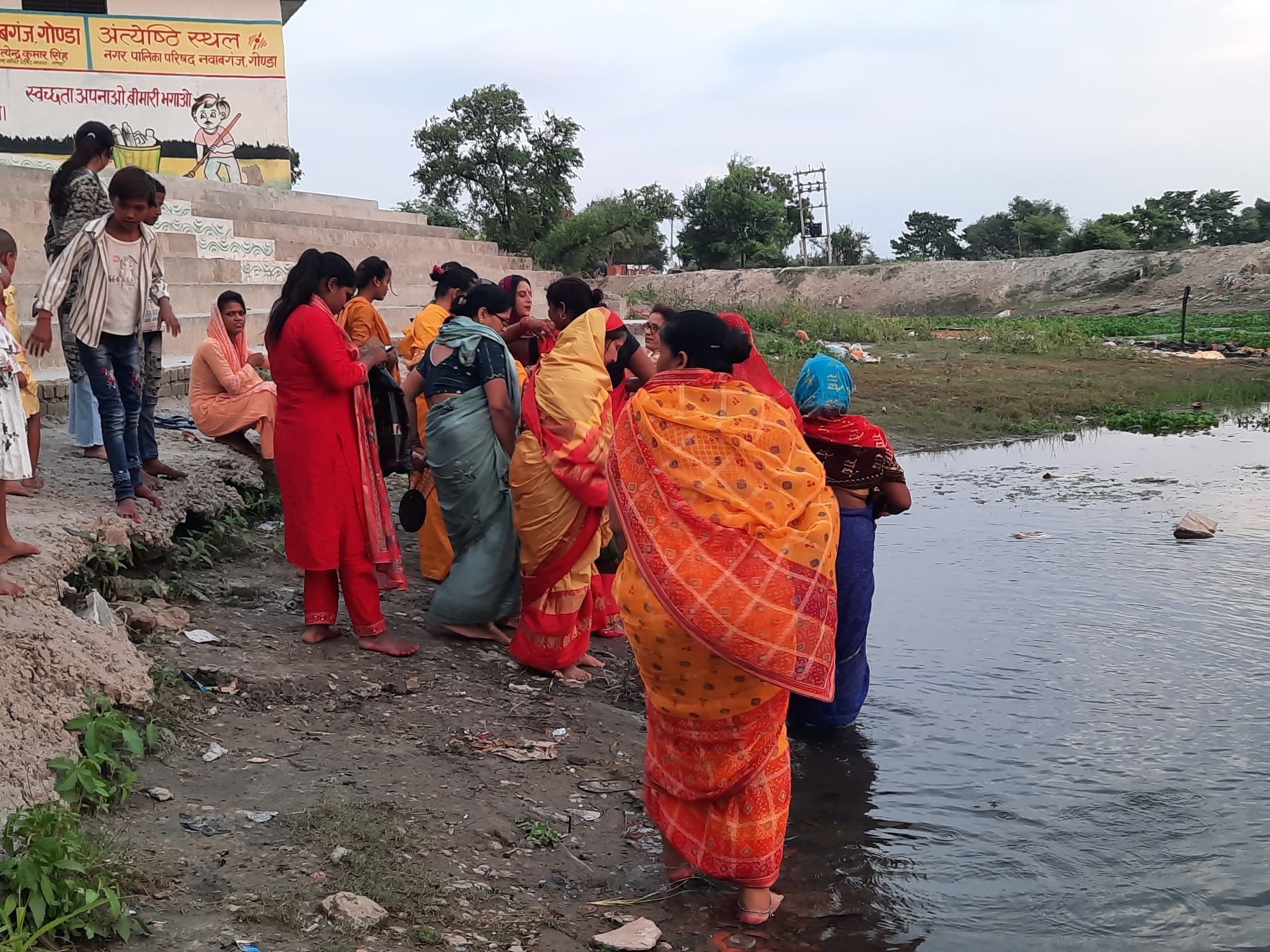 Lord Jagannath's bath in the Teethi river