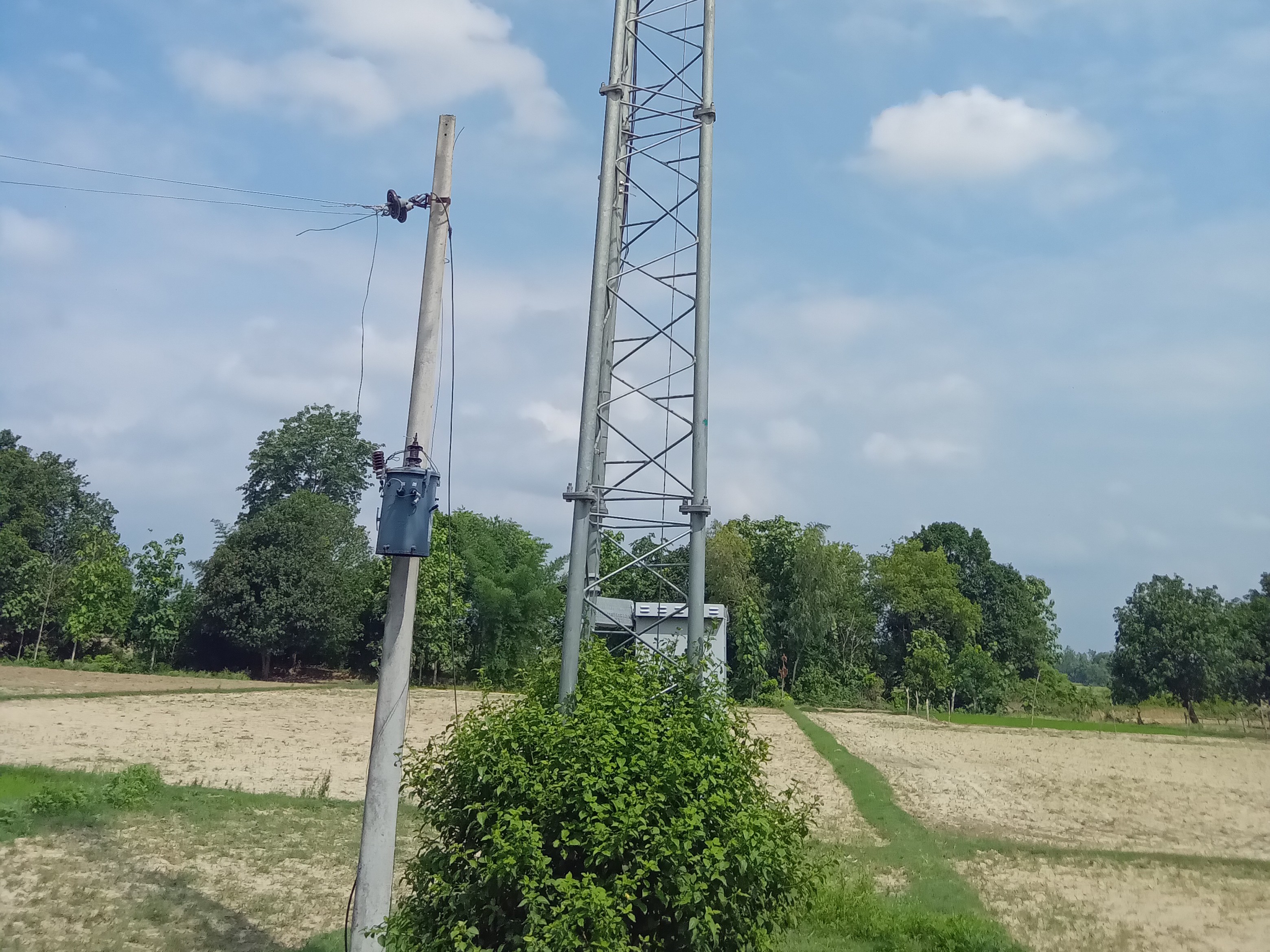 Jio tower's transformer is out of order since last 10 days