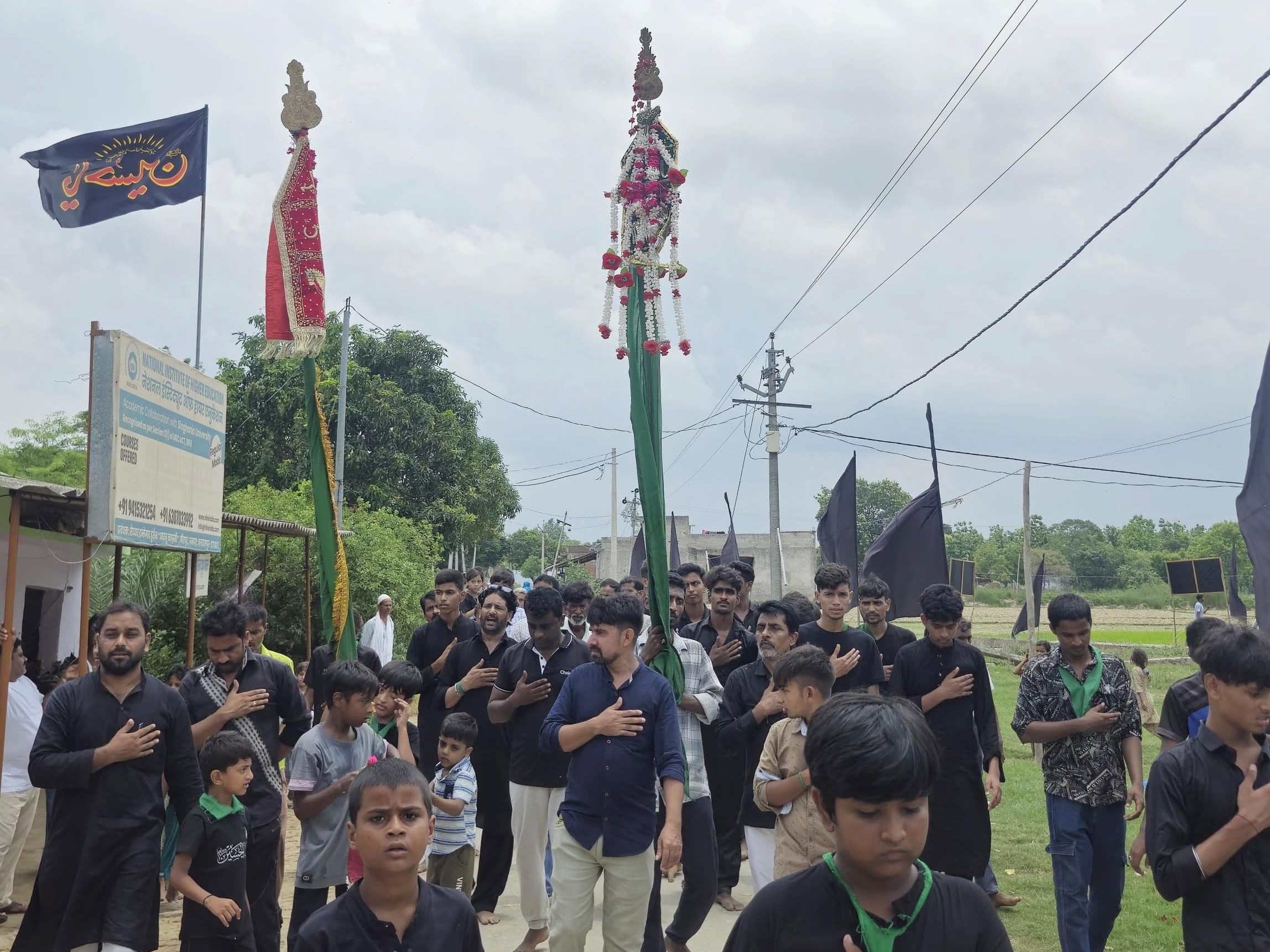 Procession of Maula Abbas in Mirpur
