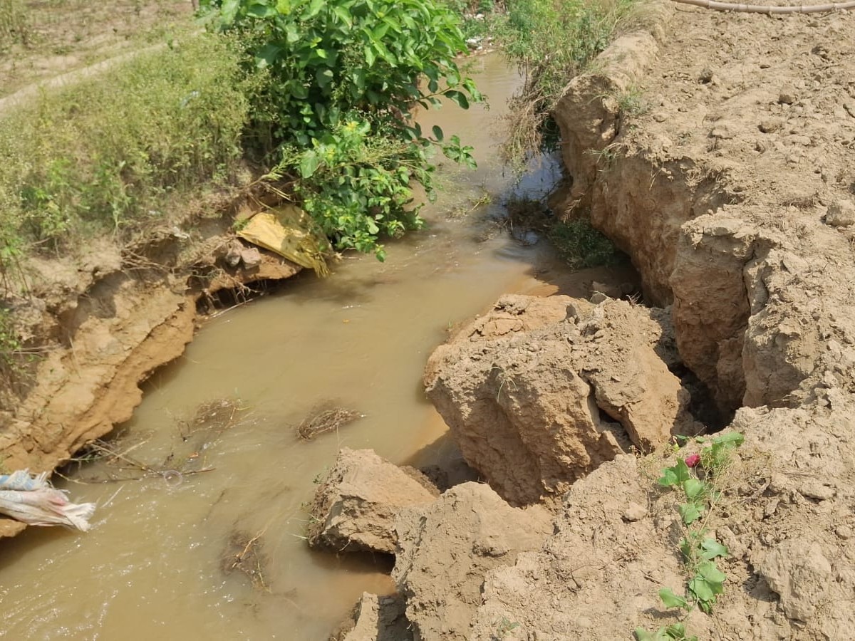 The tail of Sharda Sahayak Canal became a problem for farmers | शारदा ...