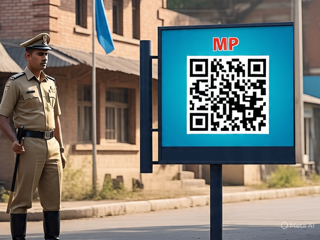 Now scan the QR code and tell how the policemen behaved | पुलिस व्यवहार ...