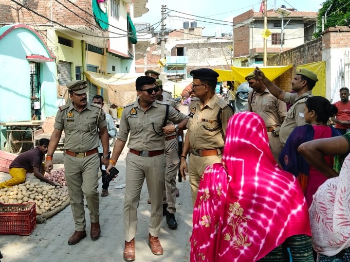 Preparations for Tajia procession in Bhadohi on Muharram