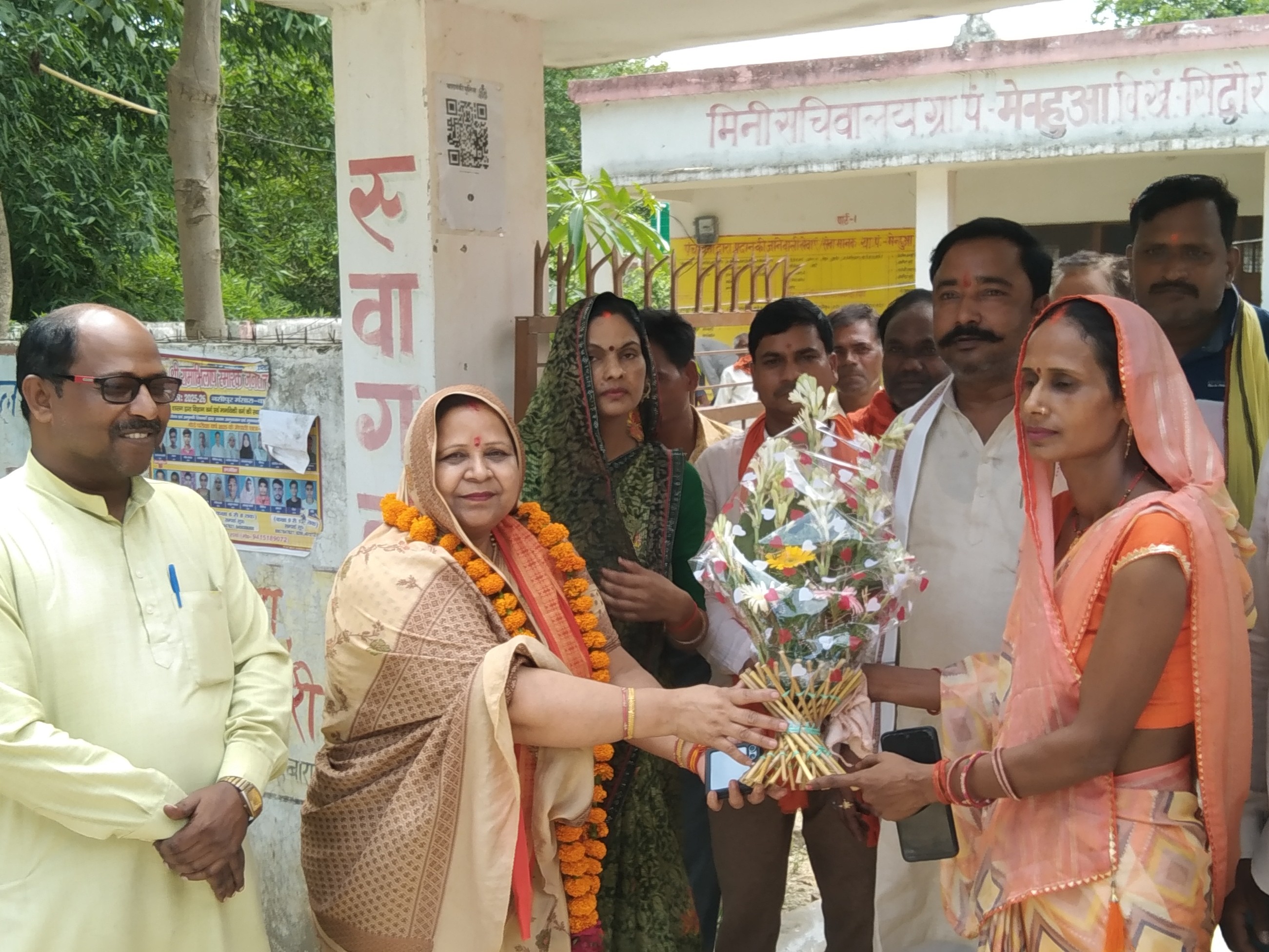 Program in Mehua on the birth anniversary of Shyama Prasad Mukherjee