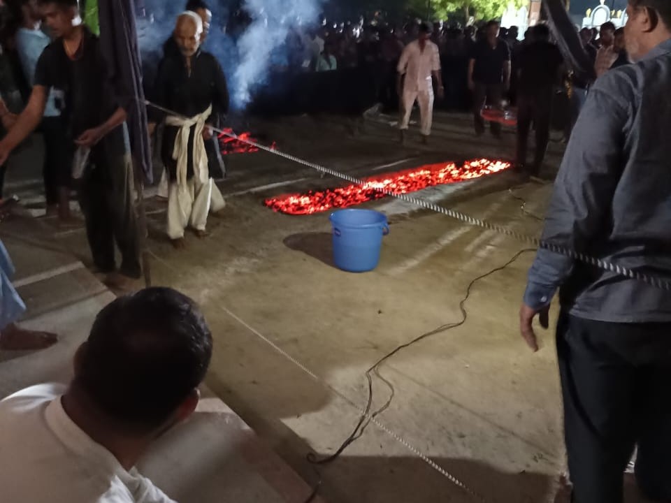 Angar-e-Matam on Moharram in Bougada