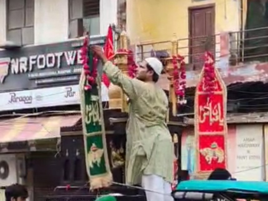 Processions took place in Kanpur on the occasion of Moharram