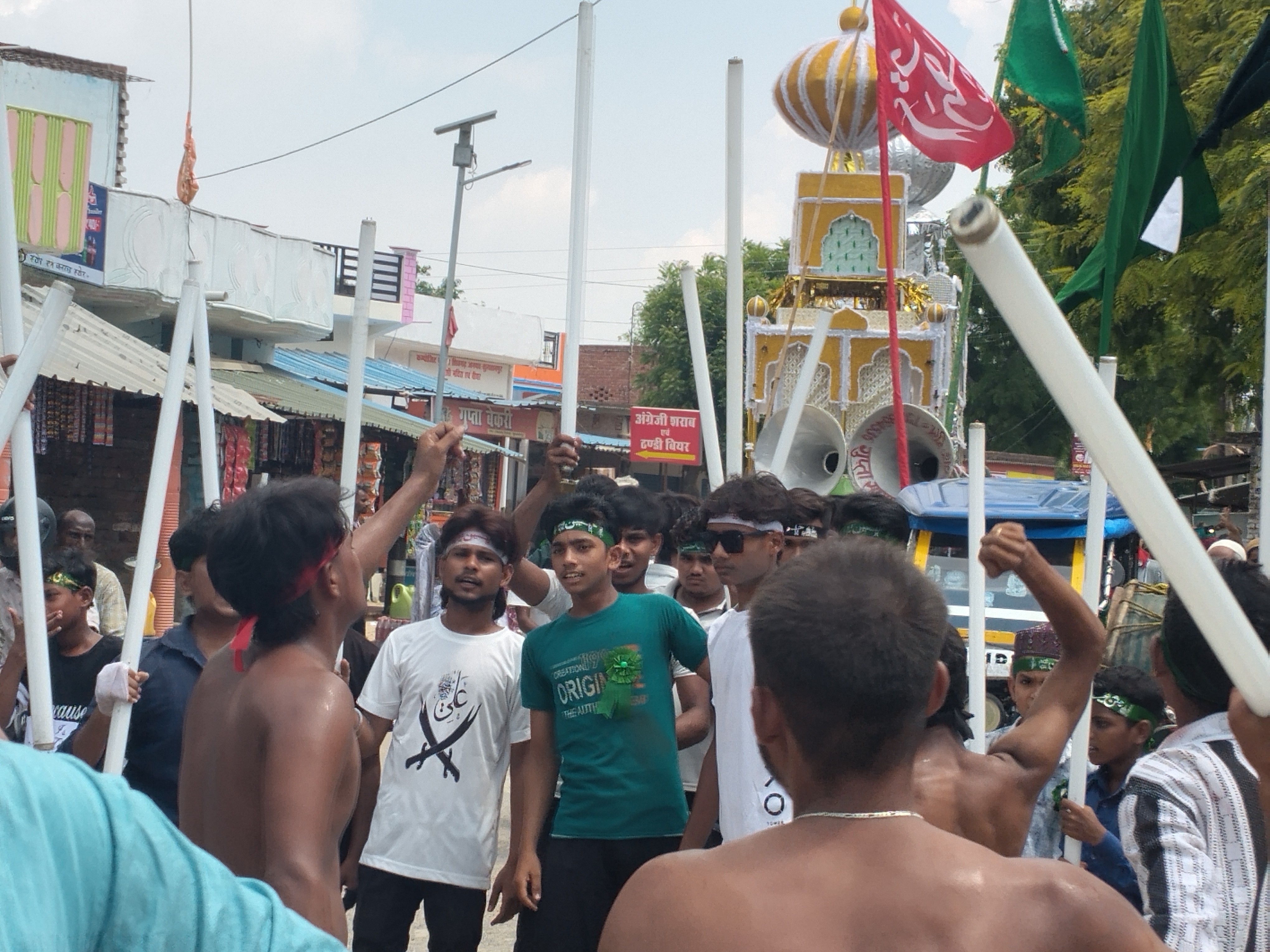 Tajia procession took place on the occasion of Muharram in Shivgarh ...