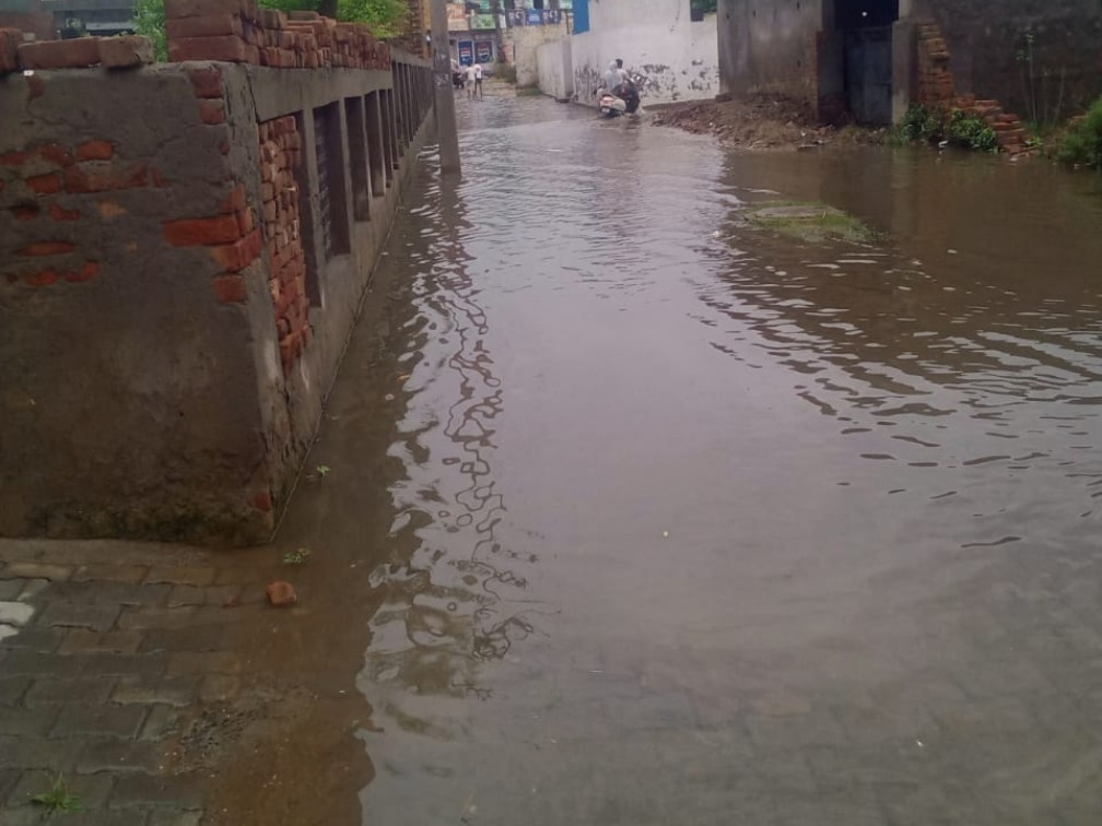 Rohtak Meham Heavy Rainfall Waterlogging Roads Flooded | Update News ...
