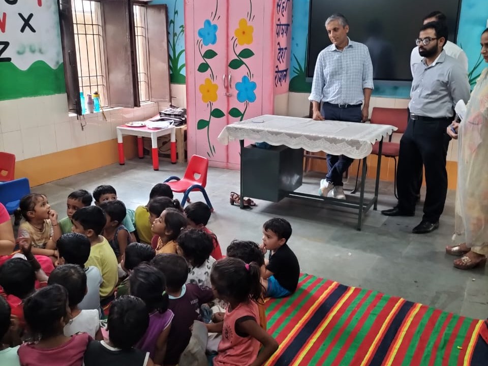 ACS Sudhir Rajpal Inspects Balgram Rai Anganwadi Center | Play School ...