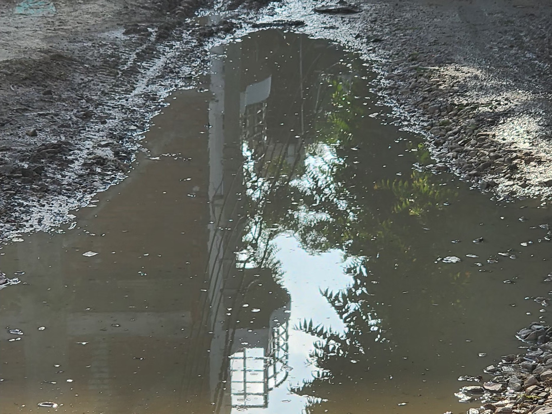 People are troubled by the dilapidated road in Bikapur, Ayodhya ...