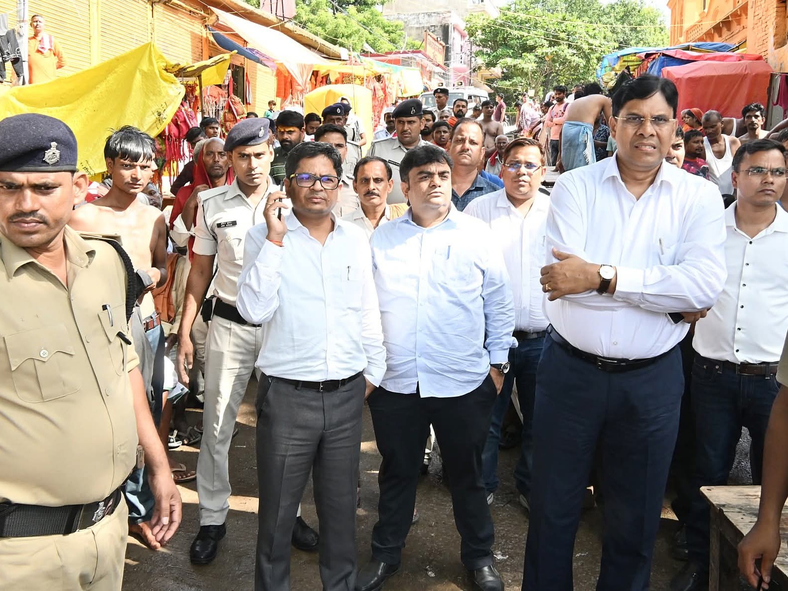 BUXAR NEWS, BIHAR NEWS, Buxar DM inspected Ramrekha Ghat