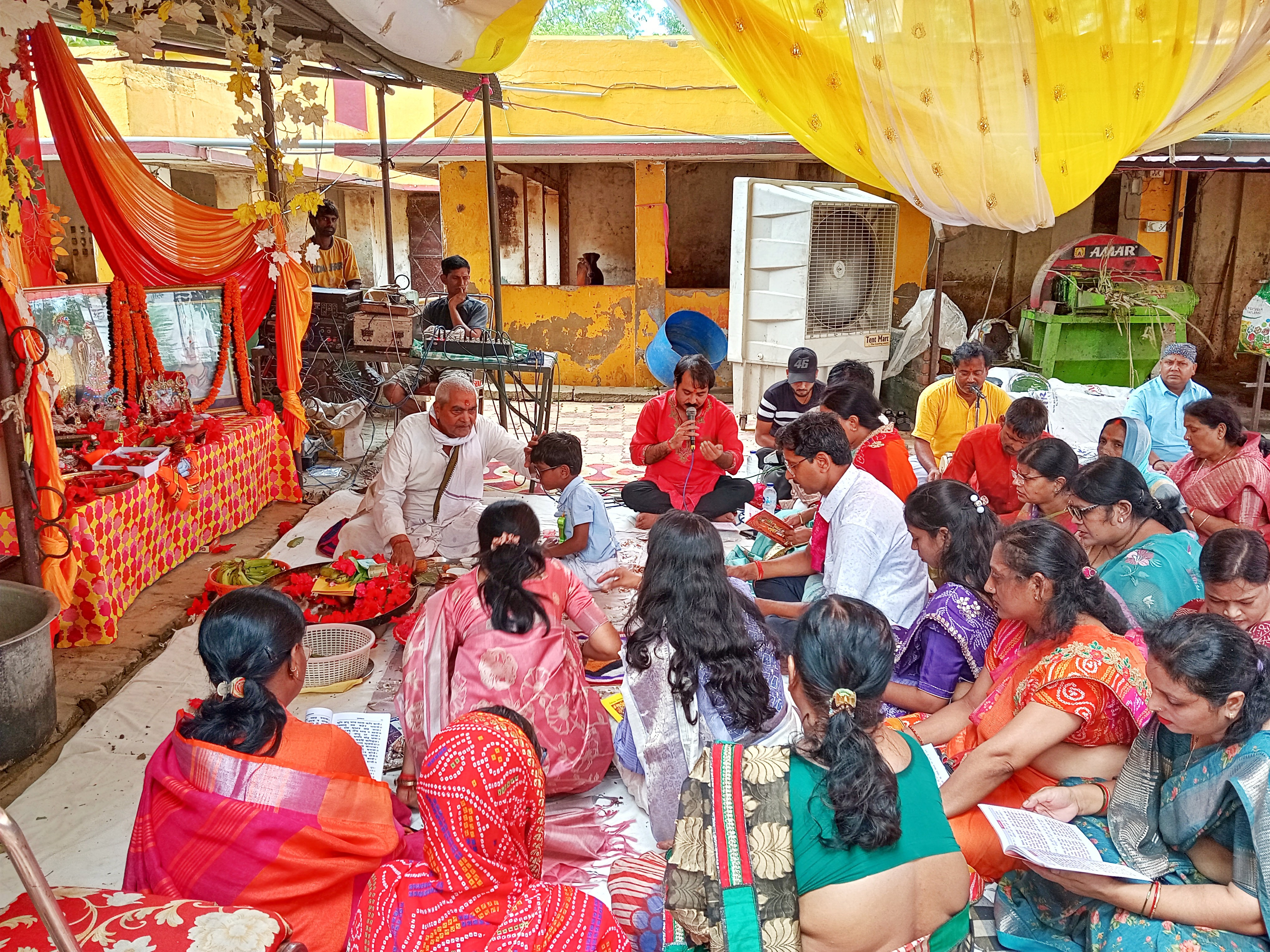 Organized in Sri Krishna Gaushala of Siswa in the month of Shravan ...