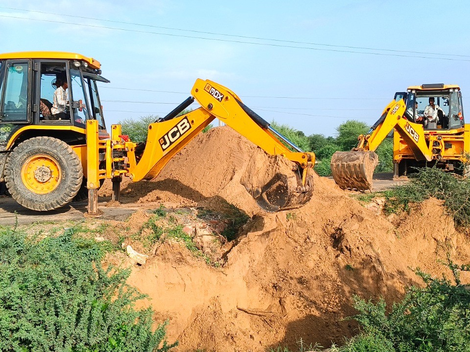 NH-458 closed again after 6 days due to flood in Luni