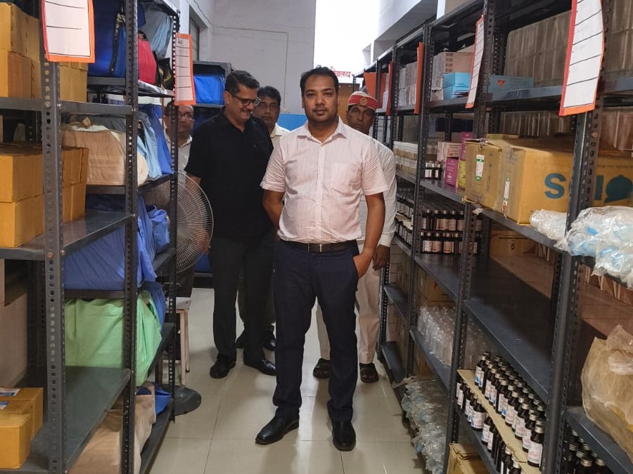 The sub-district magistrate conducted a surprise inspection of the ...