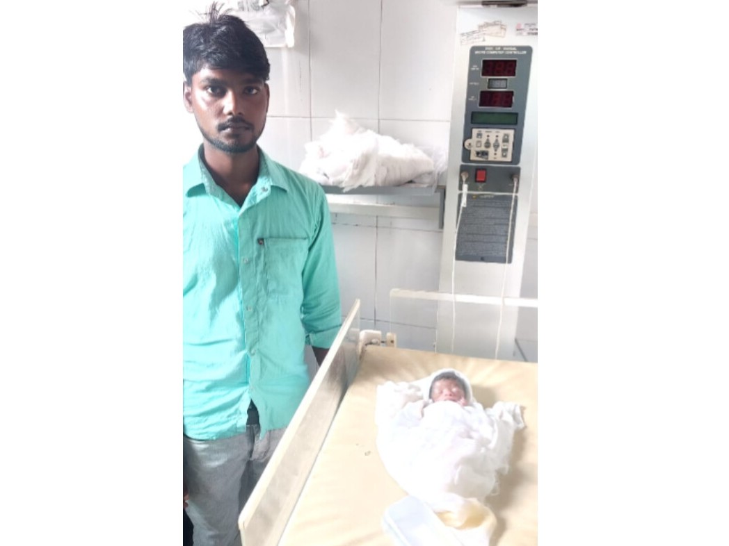 Newborn baby girl found in bushes