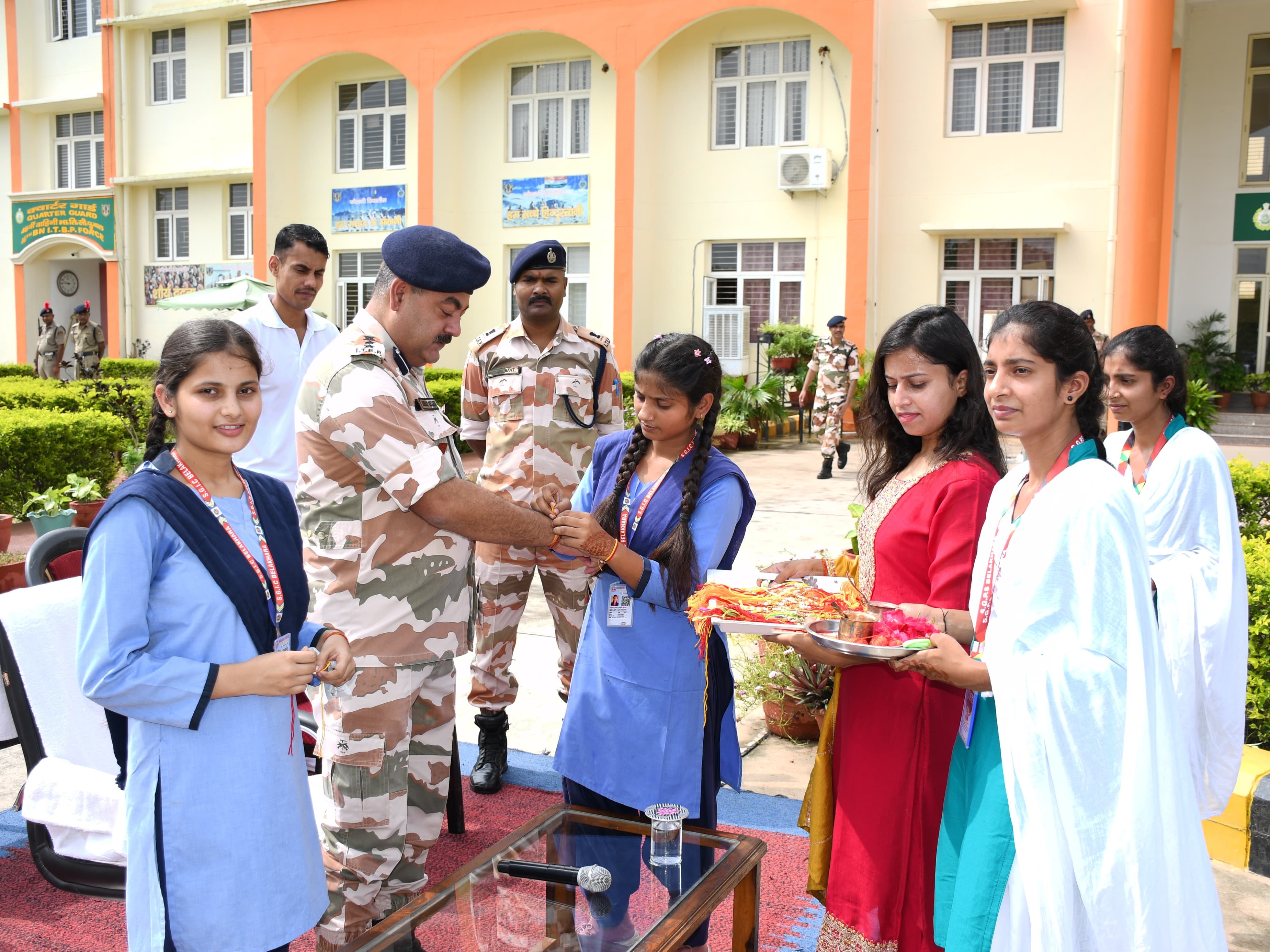 ITBP celebrated Rakshabandhan in Raebareli