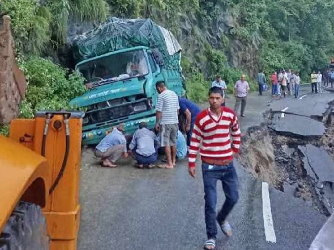 Chamba national highway 154A-collapses dunera disrupts pathankot ...