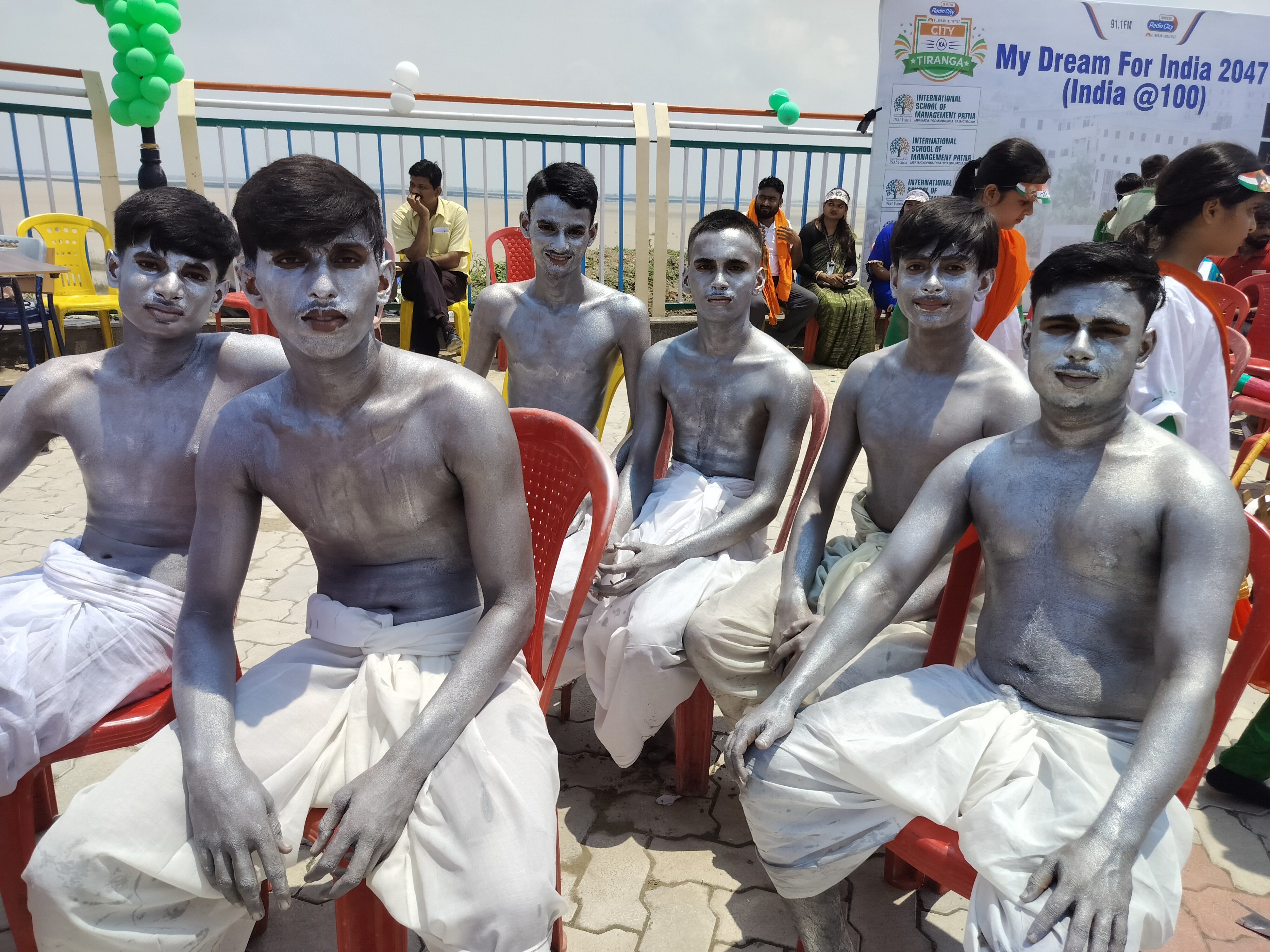 Dandi March took place on Ganga Path on the occasion of Independence Day