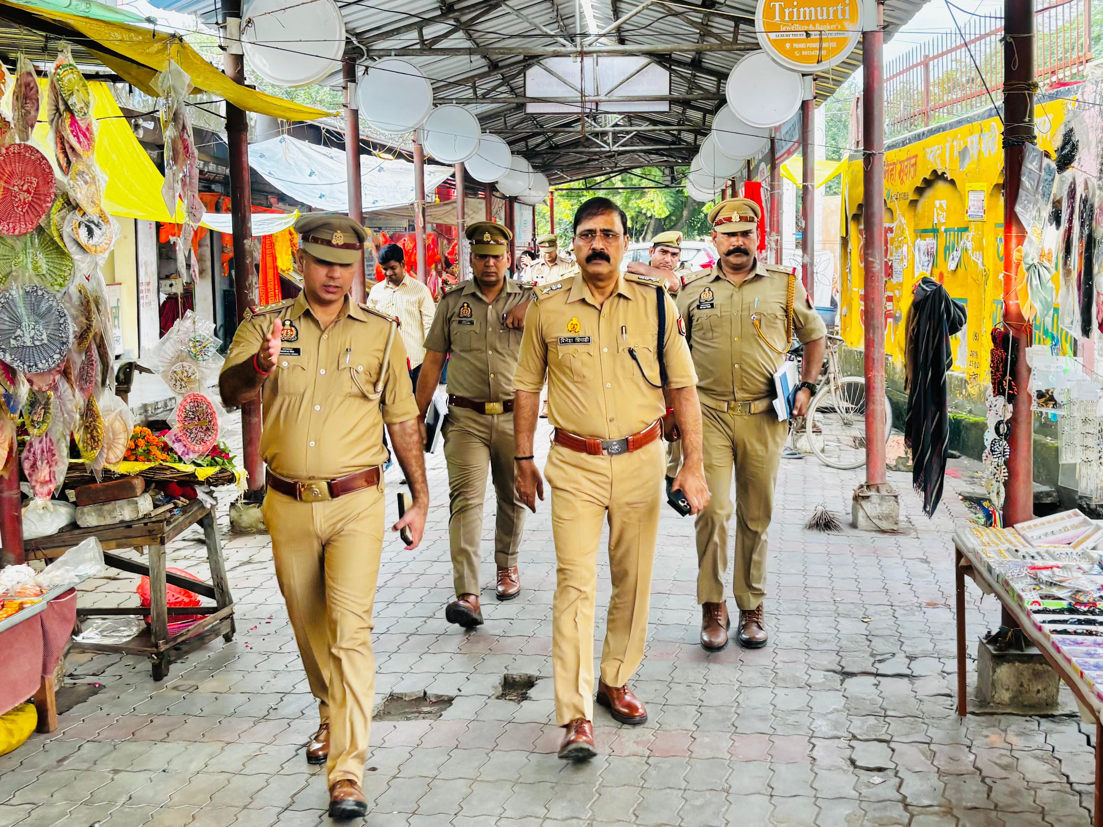 Security meeting at Panchmukhi Hanuman Temple on Budhwa Mangal festival