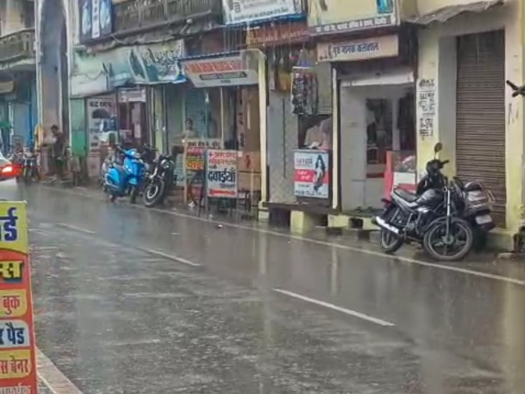 Weather changed due to rain in Bijnor