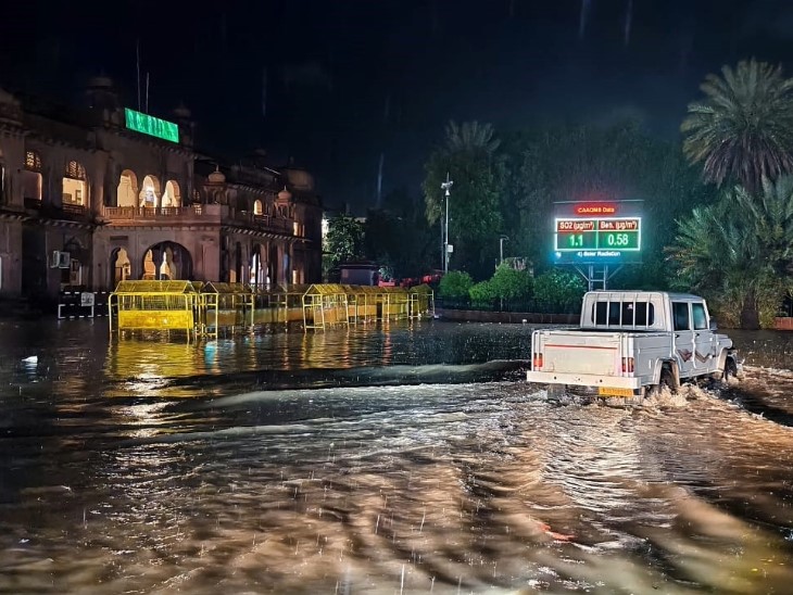 Bikaner Rainfall Damage Video; Waterlogging Situation Photos
