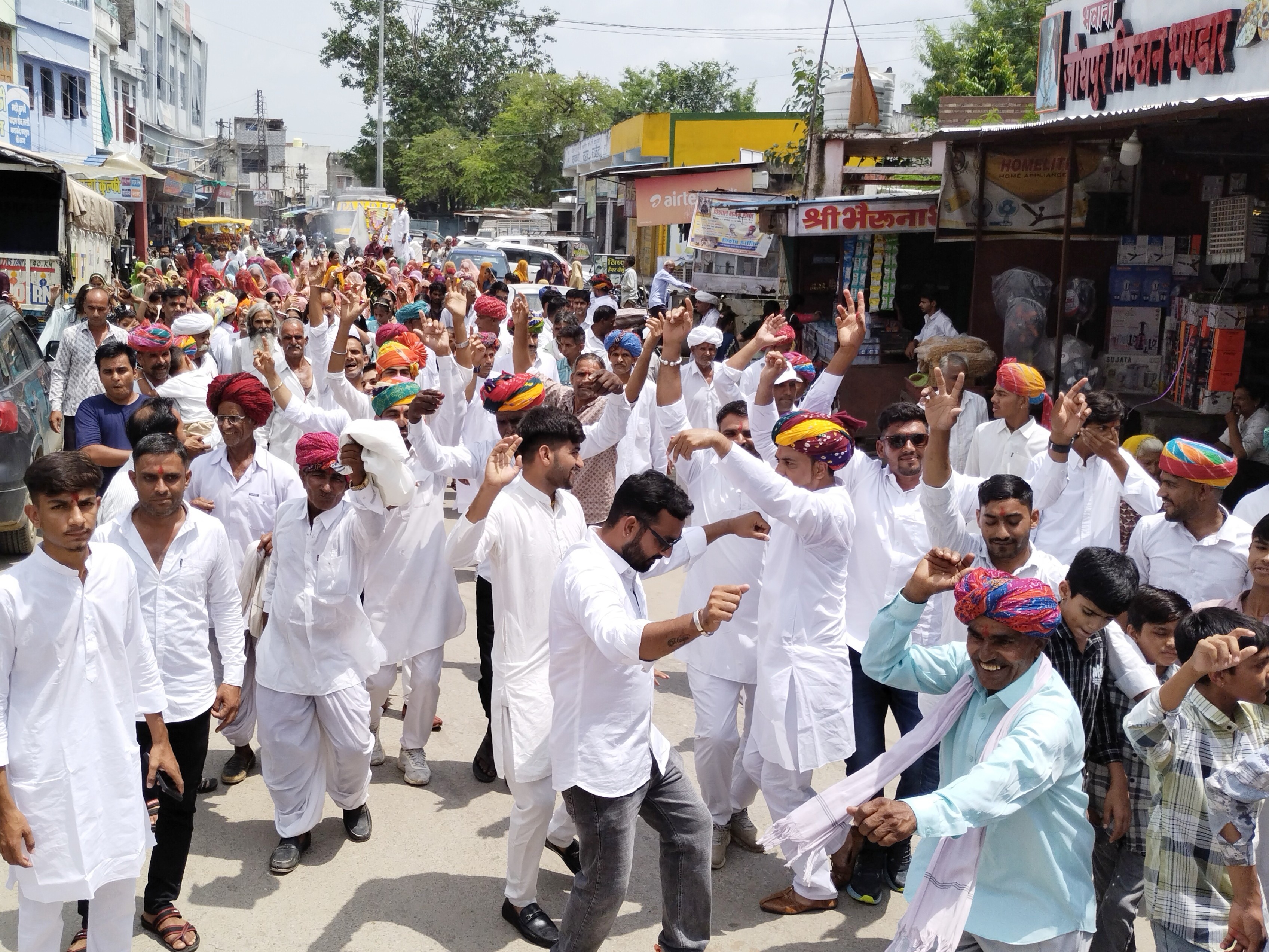 Procession took place in Kapasan on Teja Dashami | तेजा दशमी पर कपासन ...