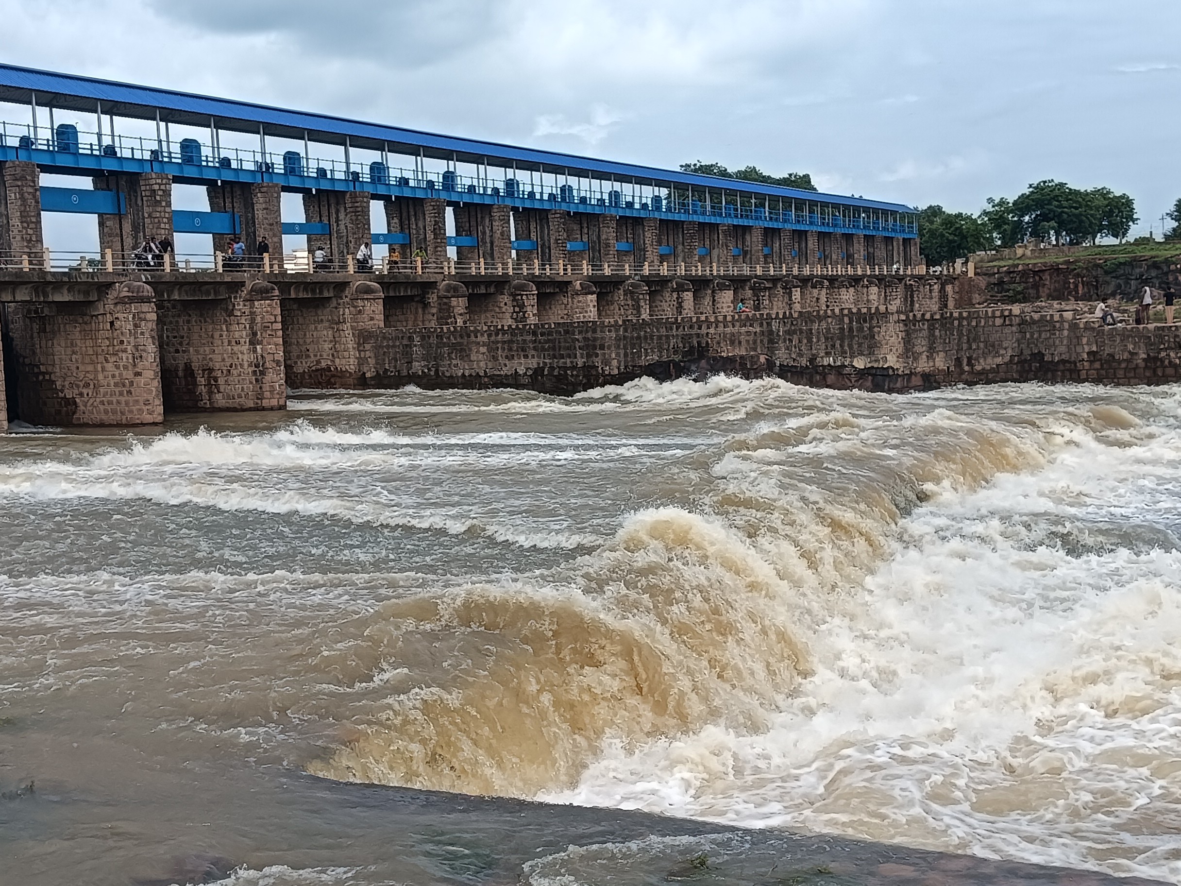 Water is being released from Ahraura and Jargo dam