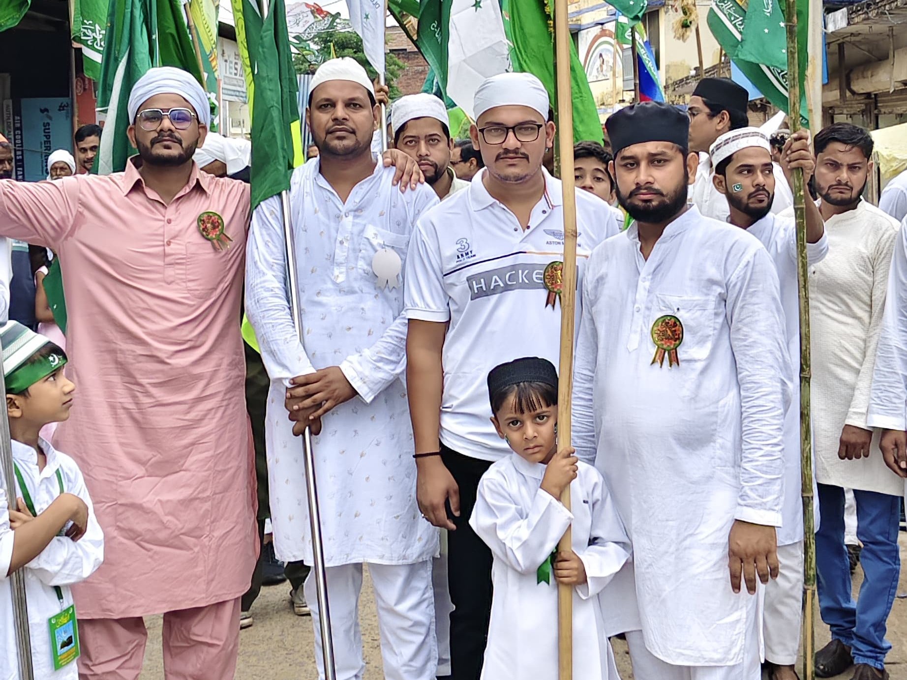Eid Miladunnabi procession took place in Dhata | धाता में ईद ...