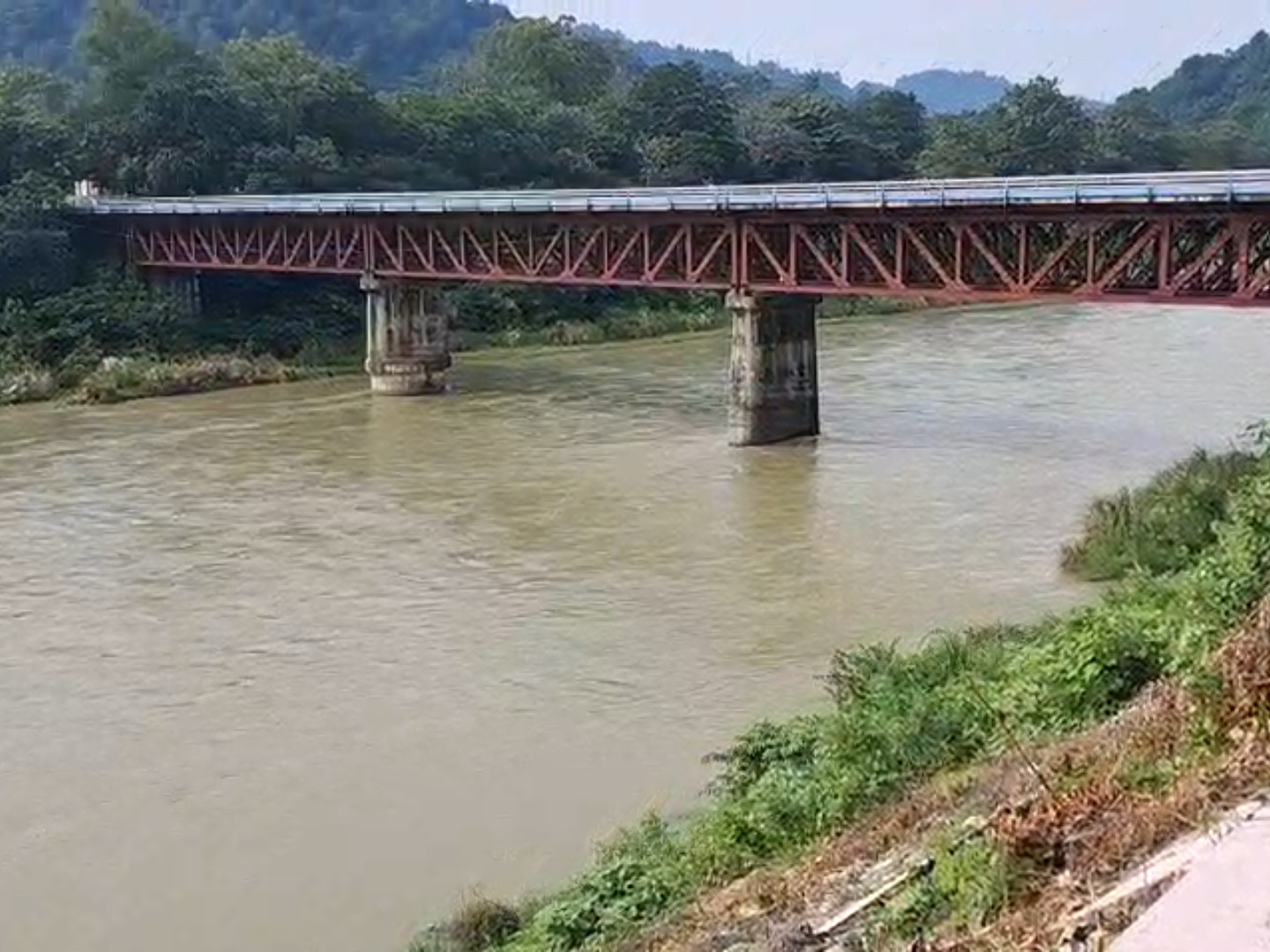 The water level of Kalagarh Dam increased