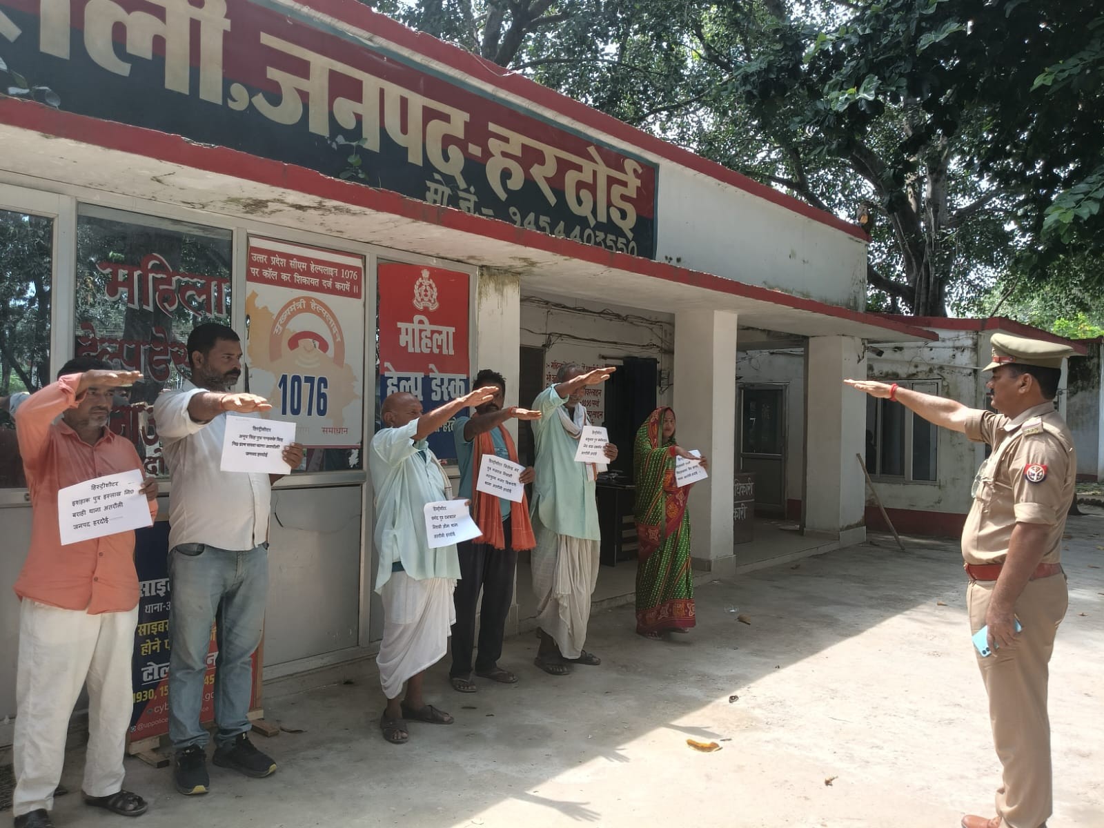 Unique initiative of police in Atrauli police station of Hardoi